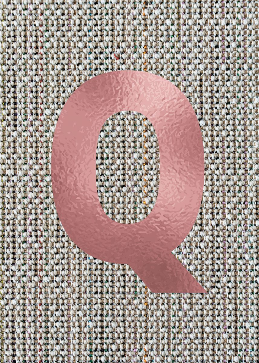'LETTER Q ' Poster, picture, metal print, paint by EKGH ArtStudio ...