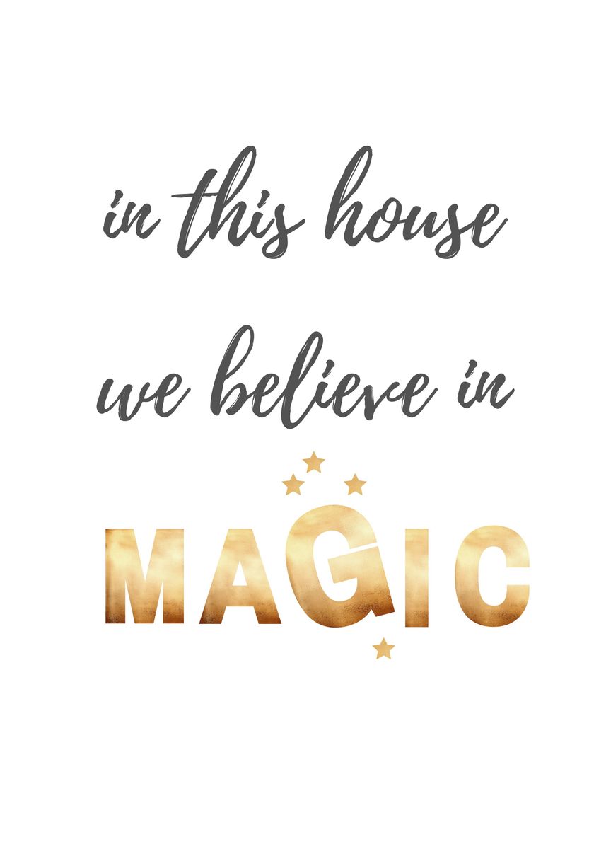 'Magic' Poster, picture, metal print, paint by EKGH ArtStudio | Displate