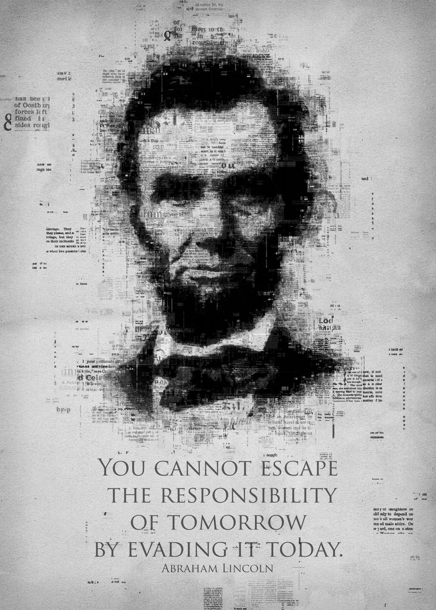 'Abraham Lincoln' Poster, picture, metal print, paint by Gab Fernando ...