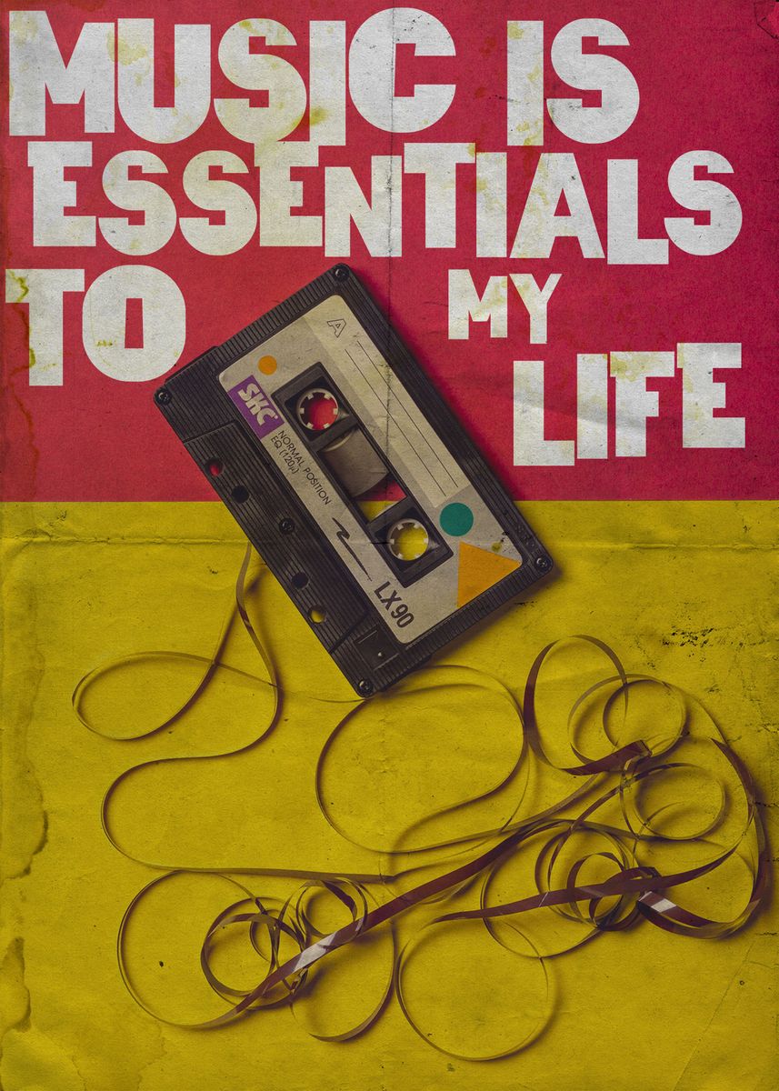 'Vintage Tape Cassette' Poster by Fajar Gunawan | Displate