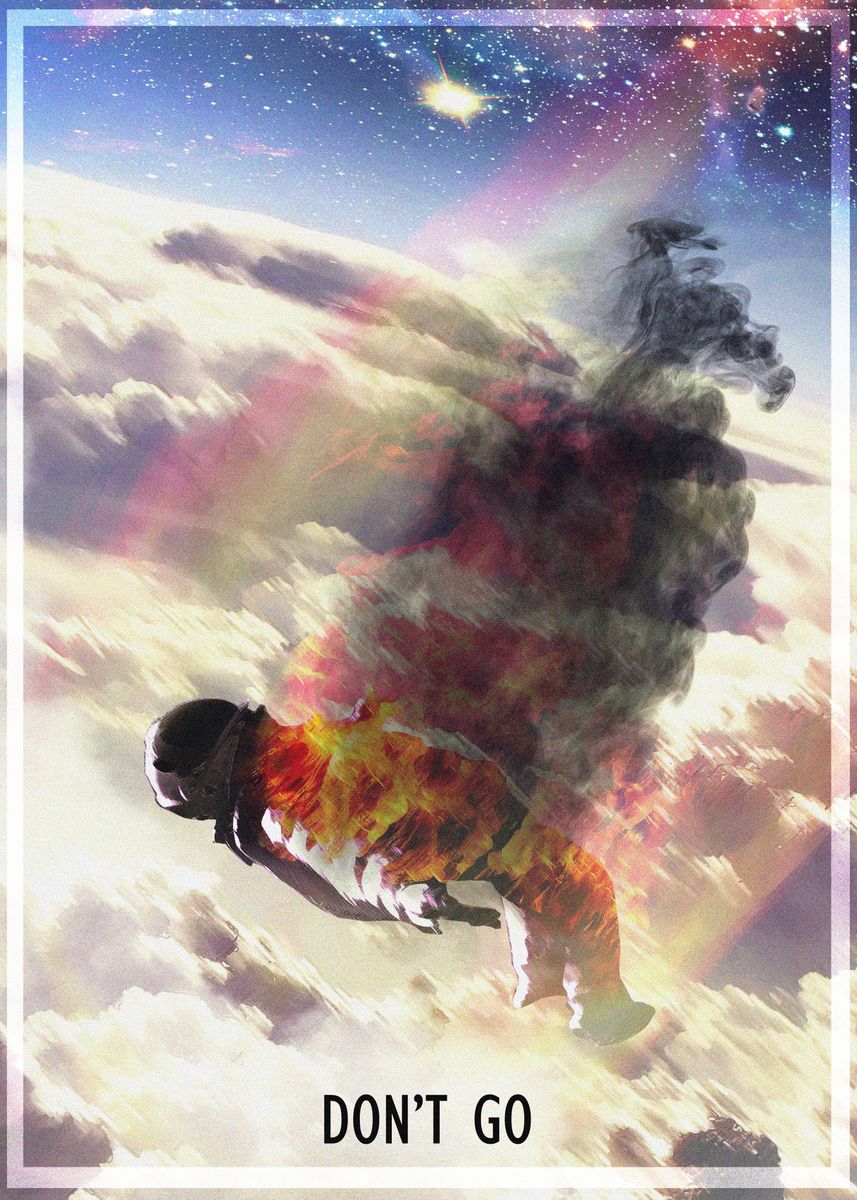 'Dont Go' Poster, picture, metal print, paint by Wildan Puji | Displate