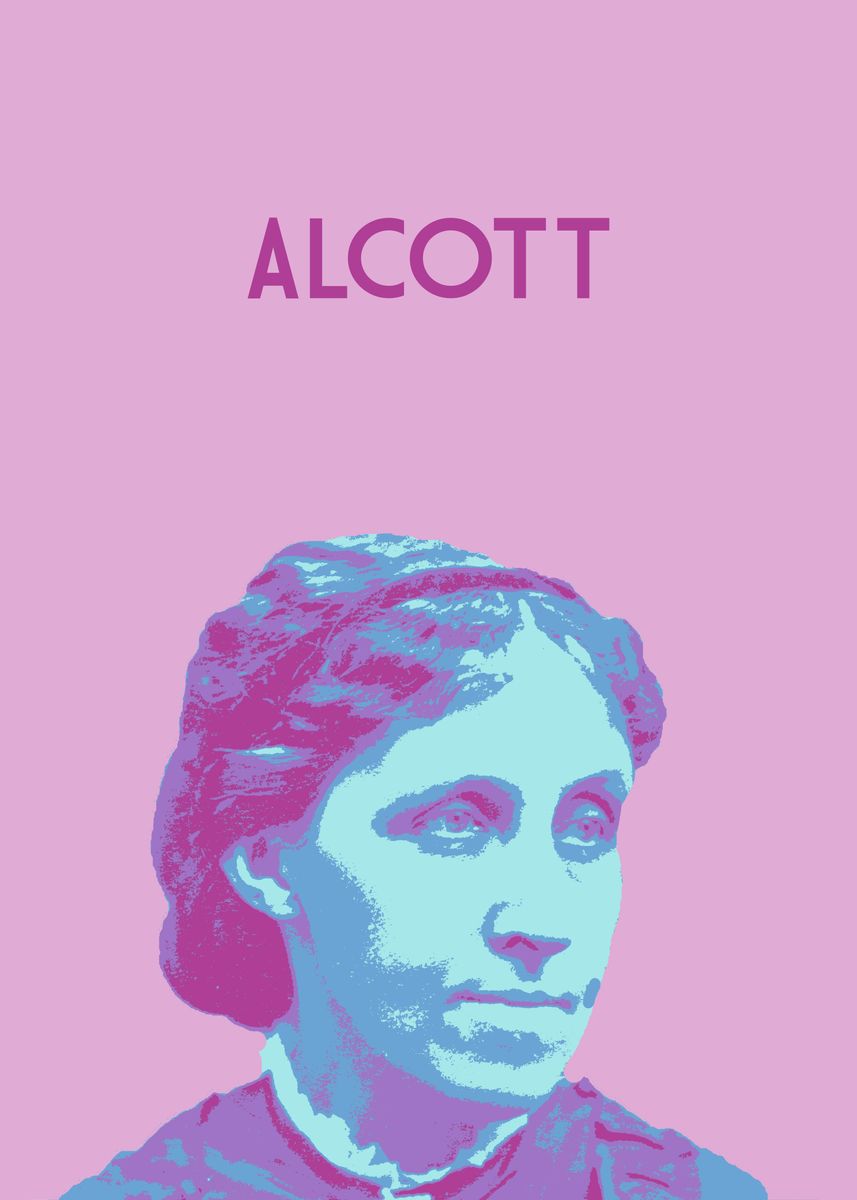 'Louisa May Alcott' Poster, picture, metal print, paint by Savant ...