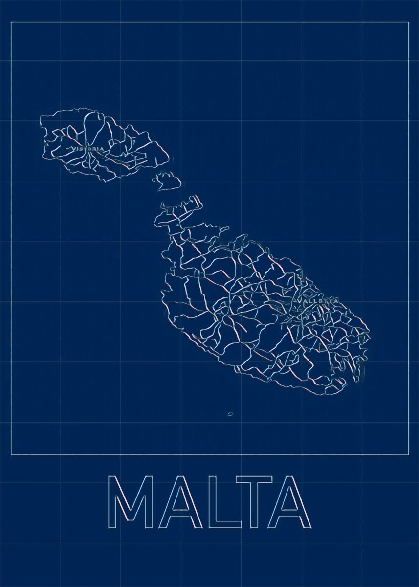 'Malta' Poster by Helge Art | Displate