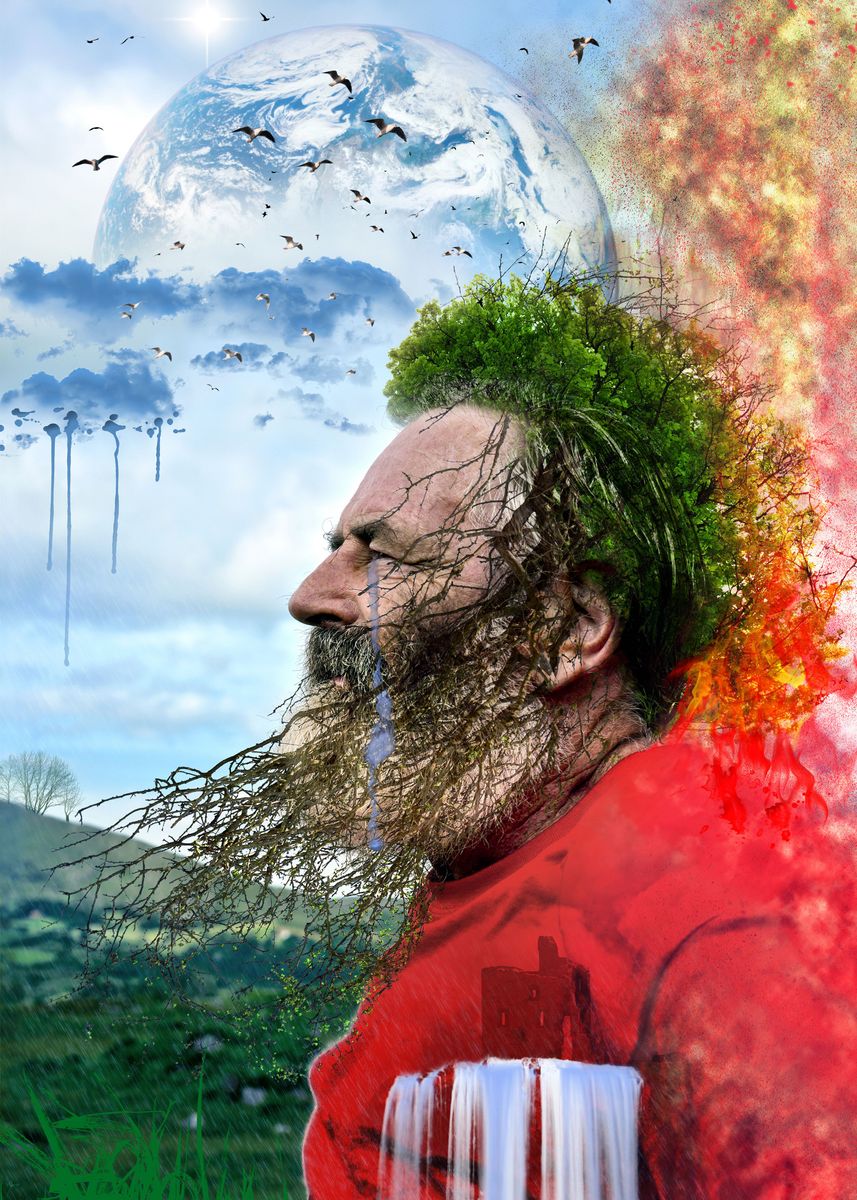 'Human Nature' Poster, picture, metal print, paint by DAVID MORRISON ...