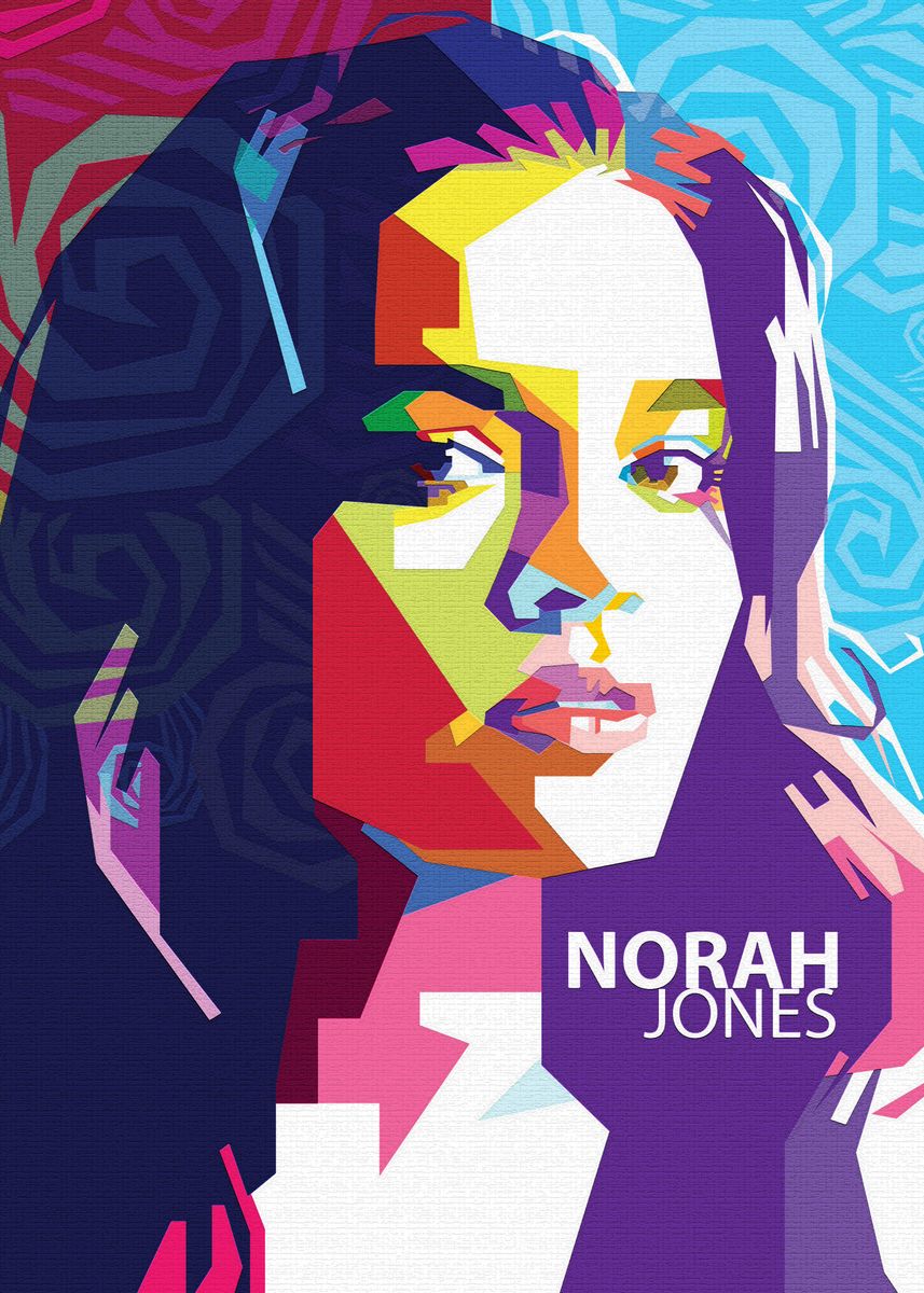 'Norah Jones' Poster, picture, metal print, paint by Mulyadi Burham ...
