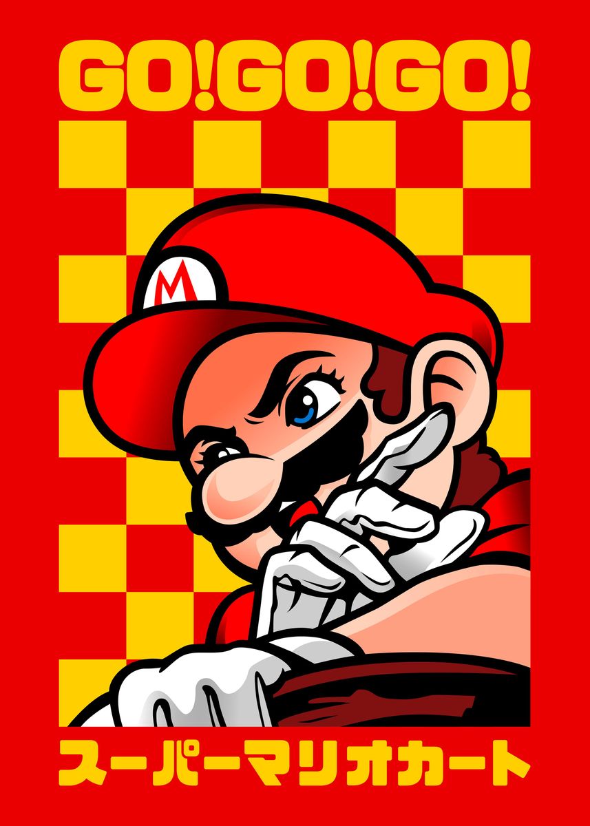 'Go Go Go' Poster, picture, metal print, paint by Demonigote Shirts ...