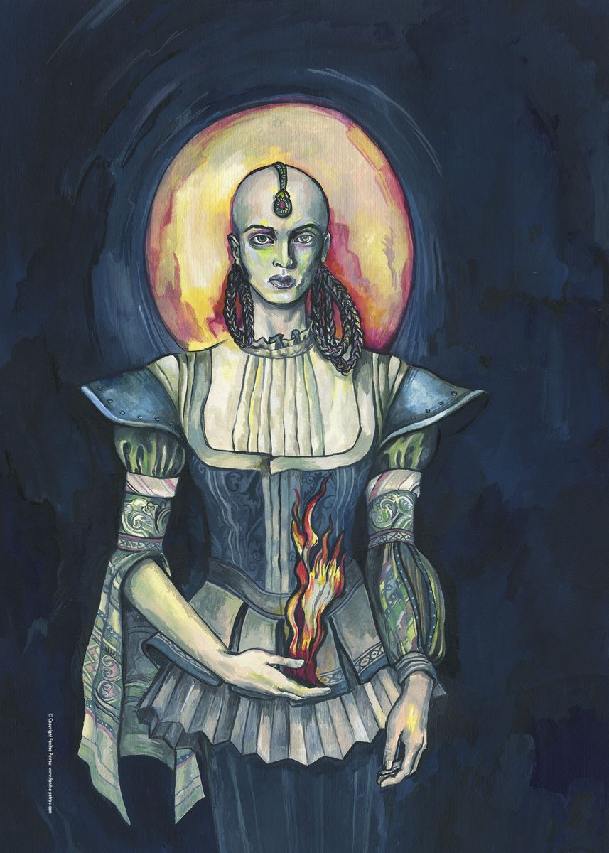 'Fire master' Poster by Fanitsa | Displate