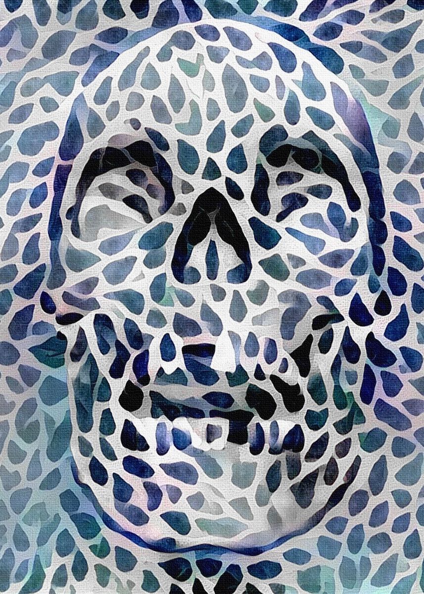 'Skull pattern' Poster by Bruce Rolff | Displate