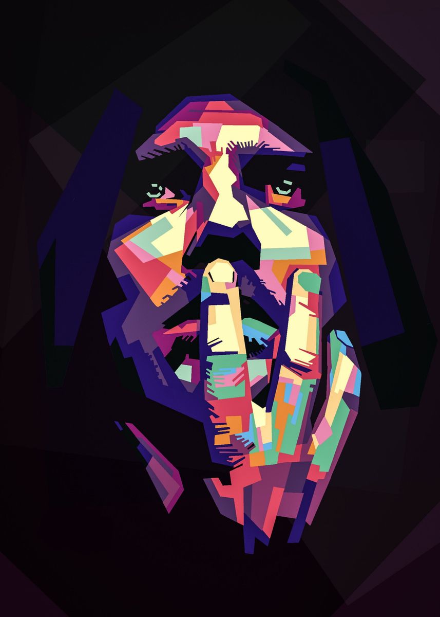 'portrait mans fantasy ' Poster, picture, metal print, paint by Fergie ...