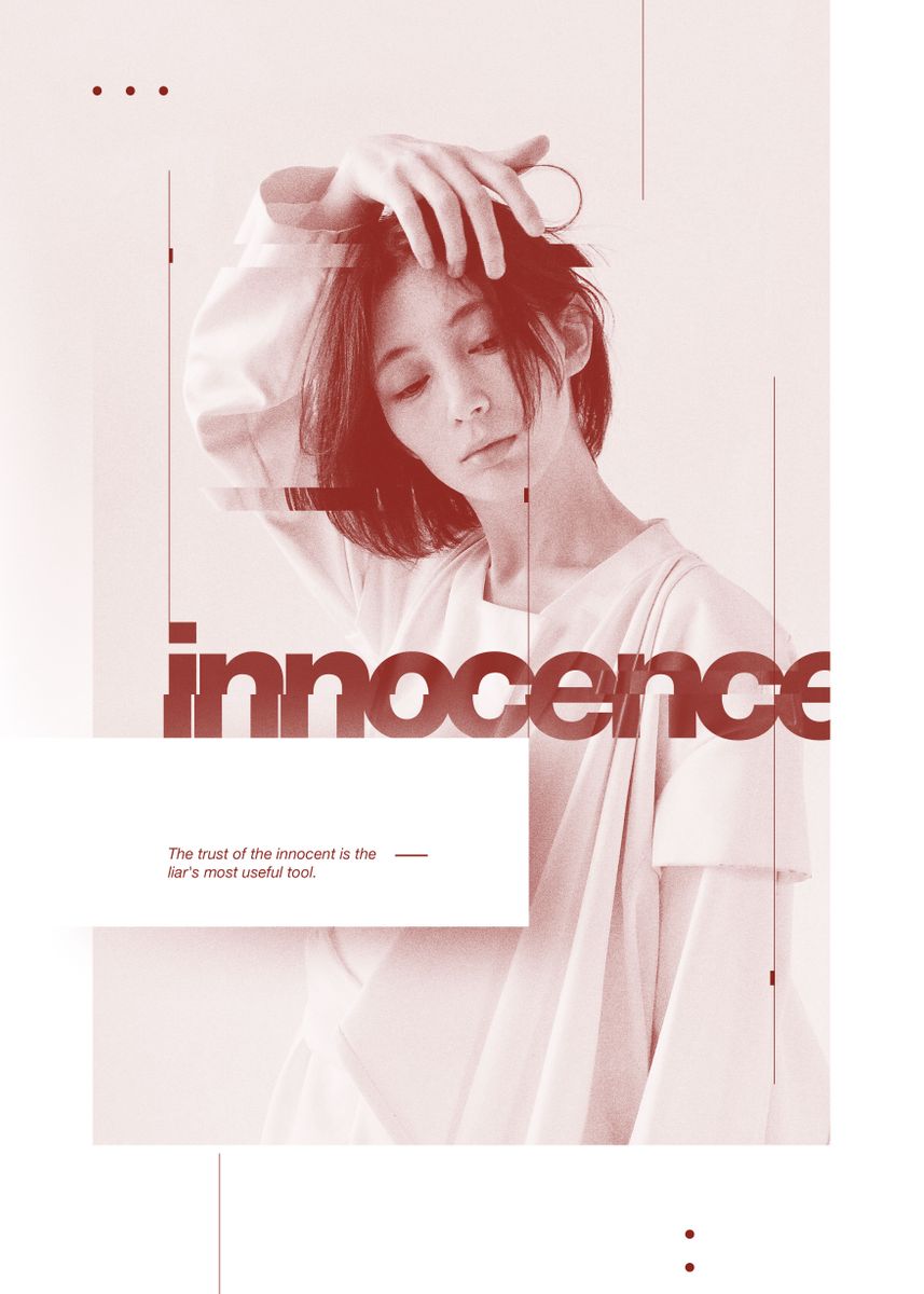 'Innocence' Poster, picture, metal print, paint by Yasin Şengül | Displate