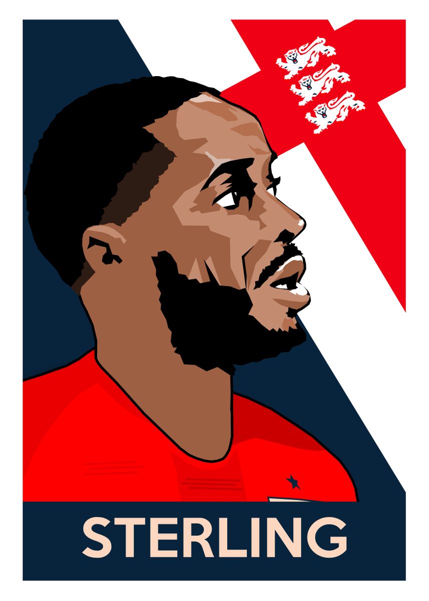 'STERLING' Poster, picture, metal print, paint by James Mc Garry | Displate