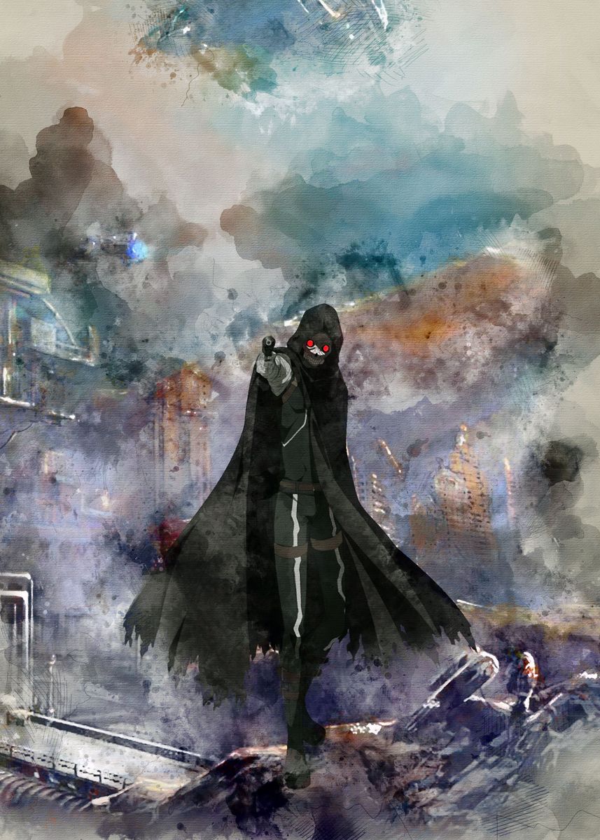 'Death Gun' Poster, picture, metal print, paint by Gab Fernando | Displate