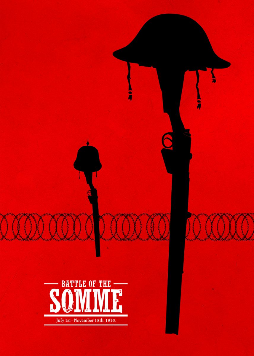 'The Somme' Poster by James Mc Garry | Displate