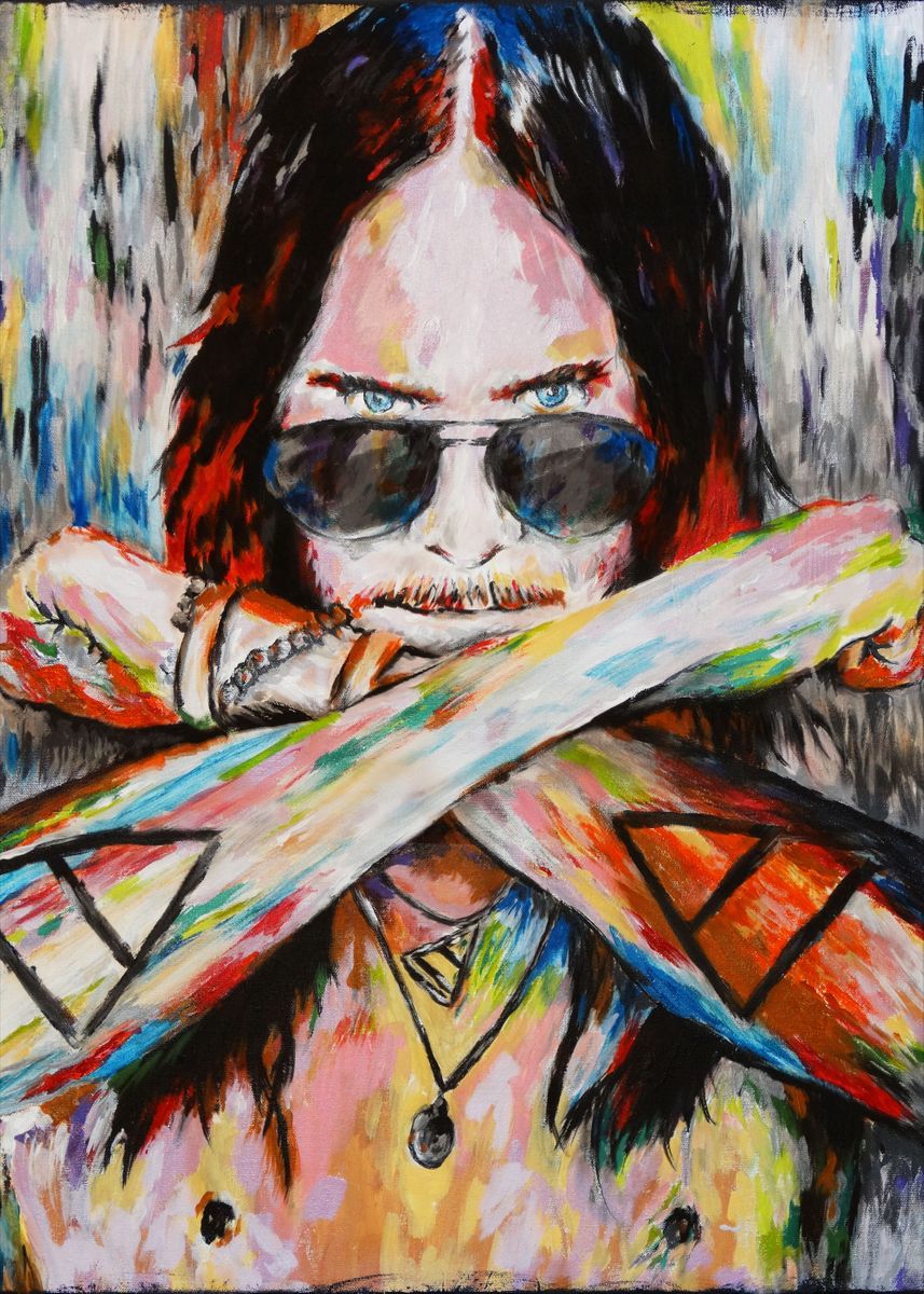'Jared Leto Art' Poster, picture, metal print, paint by Ryan ...