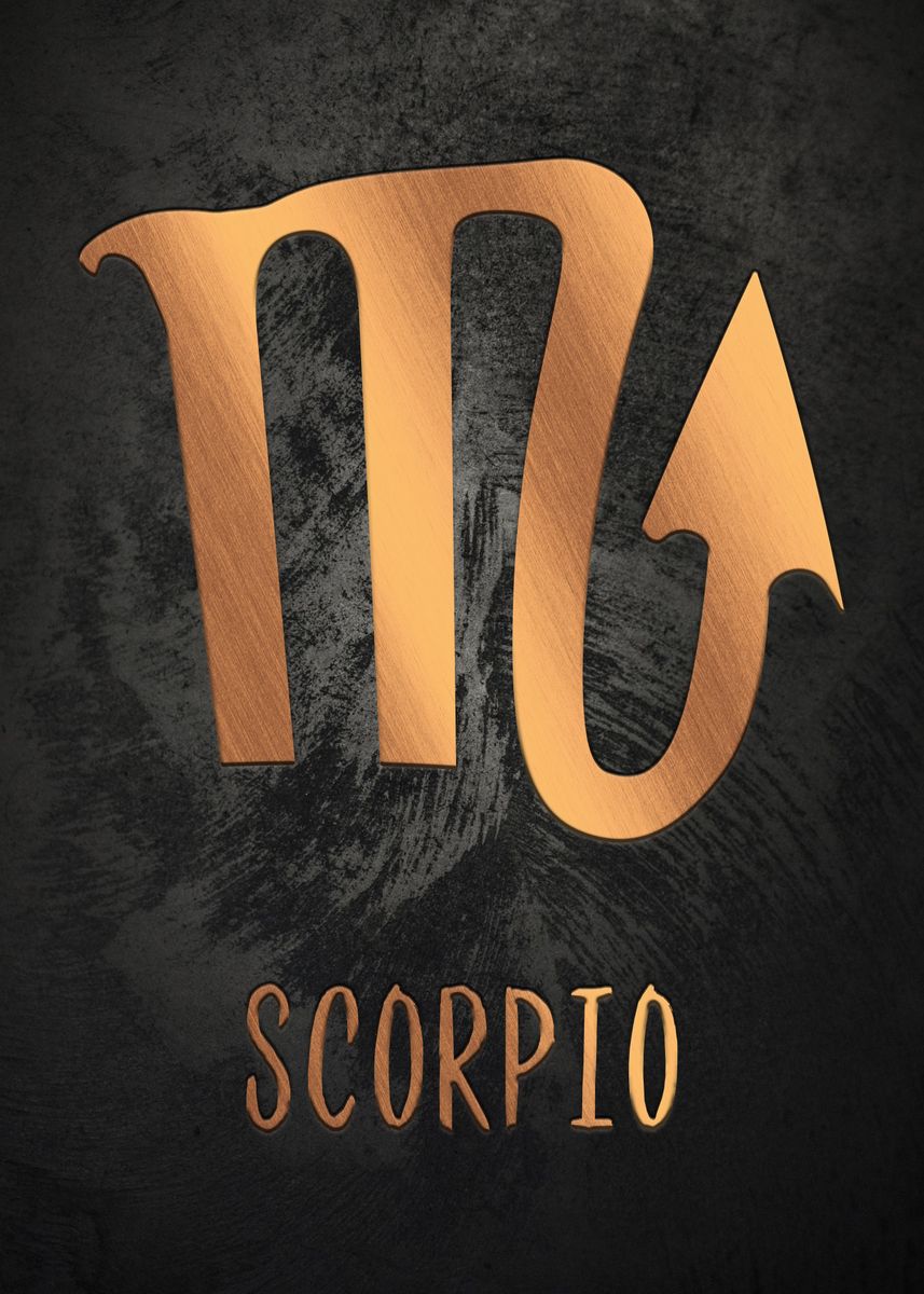 'Scorpio Zodiac Sign' Poster, picture, metal print, paint by Christian ...