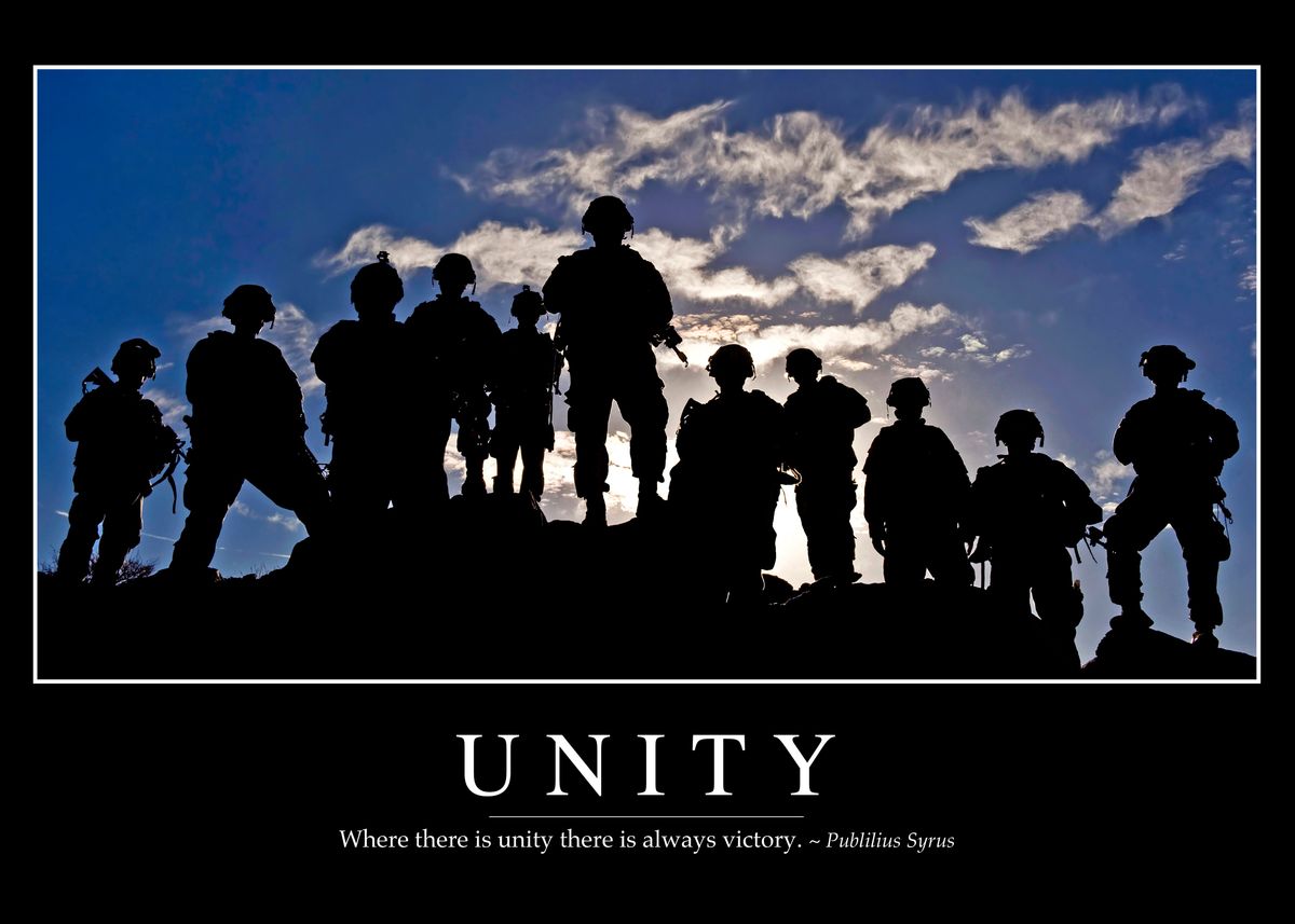 'Unity Motivational' Poster by Stocktrek Images | Displate