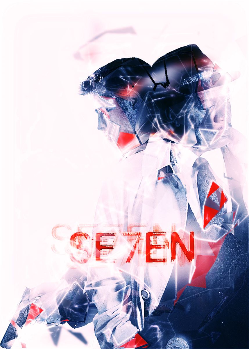 'SE7EN 1995' Poster, picture, metal print, paint by Renee ar | Displate