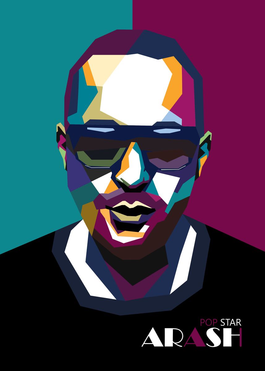 'Arash Labaf' Poster, picture, metal print, paint by Izmo Scribbles ...