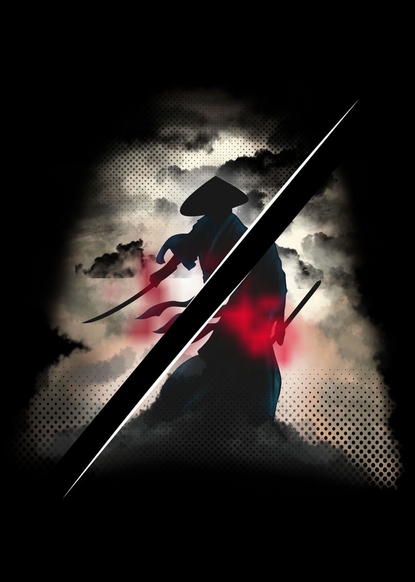 'Slasher' Poster, picture, metal print, paint by Normandy Raman | Displate