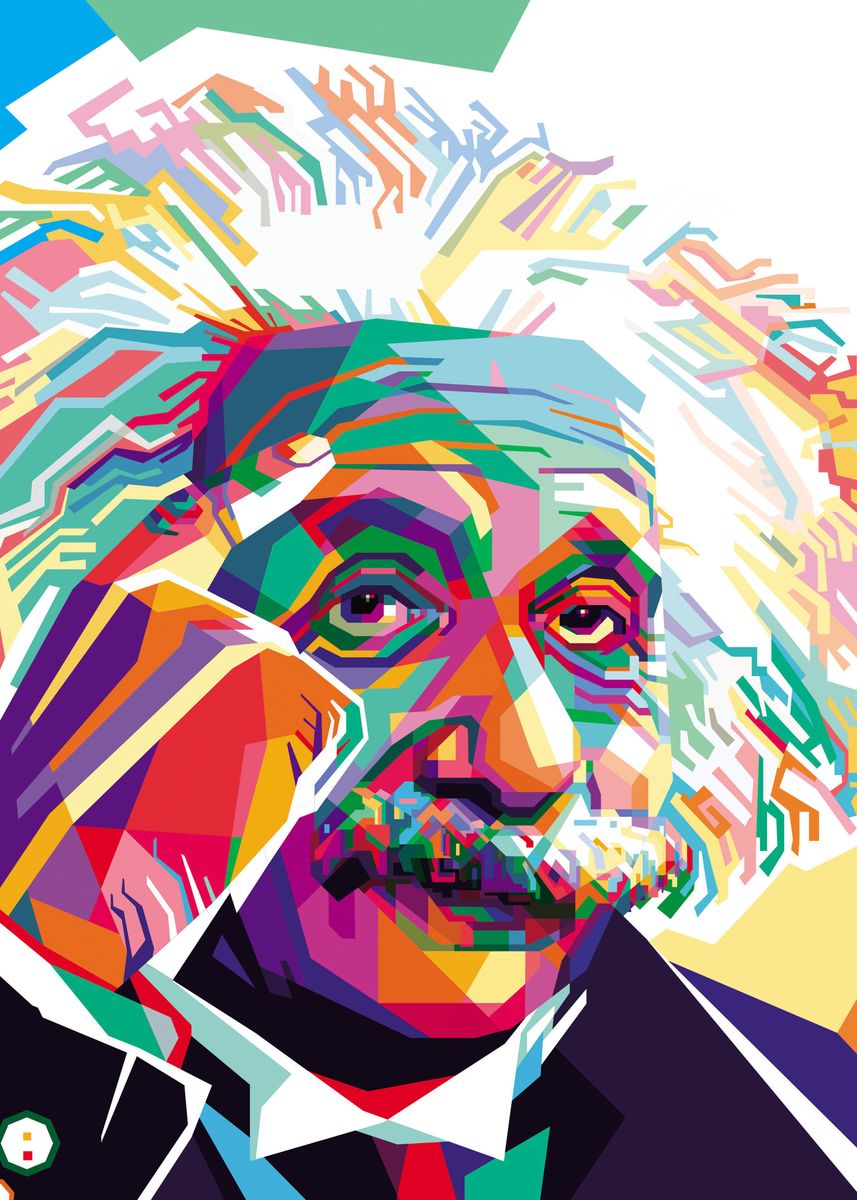 'Albert Einstein' Poster, picture, metal print, paint by suherman jodi ...