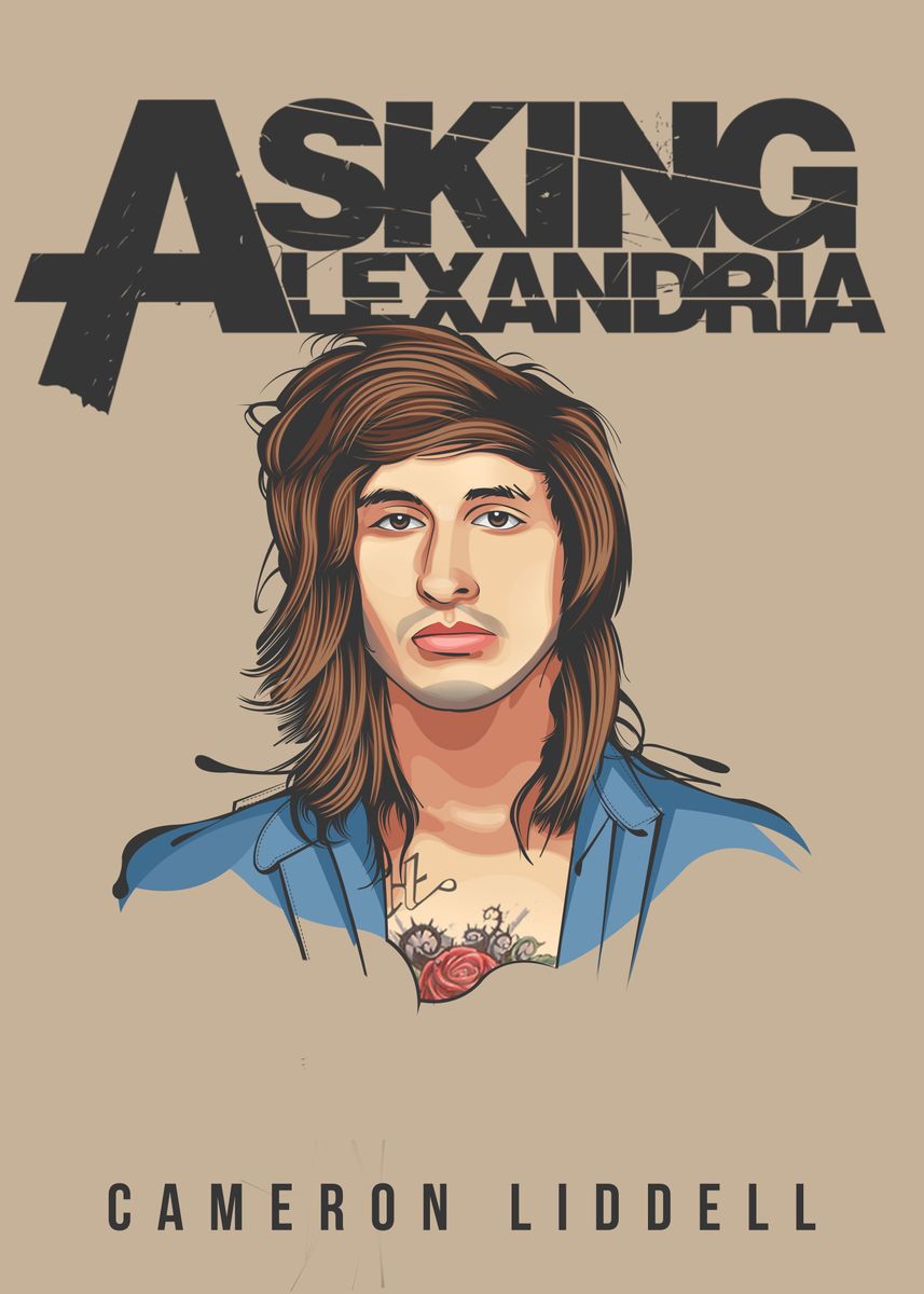 'Cameron Liddell' Poster, picture, metal print, paint by Dwi Putra ...