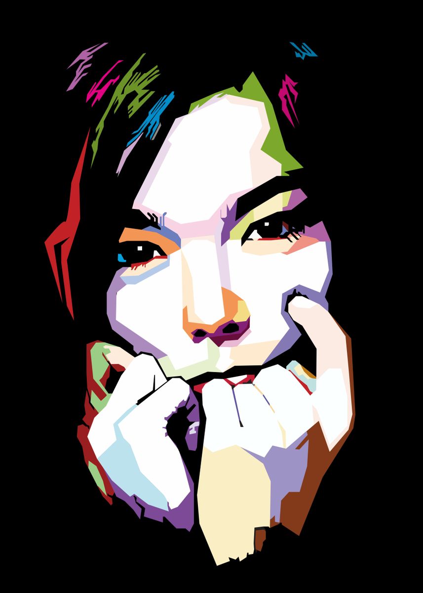 'Bjork 1998' Poster, picture, metal print, paint by Fajar Gunawan ...