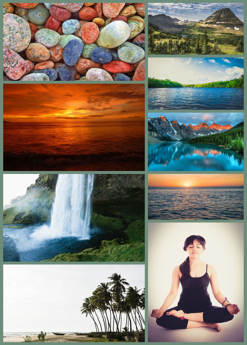 'Meditation' Poster by Rockett Graphics | Displate