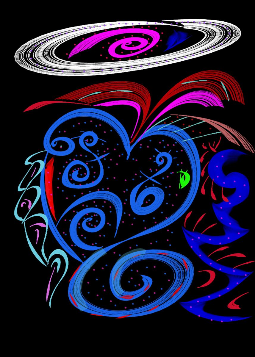 'Heart Halo' Poster by Kole Dirks | Displate