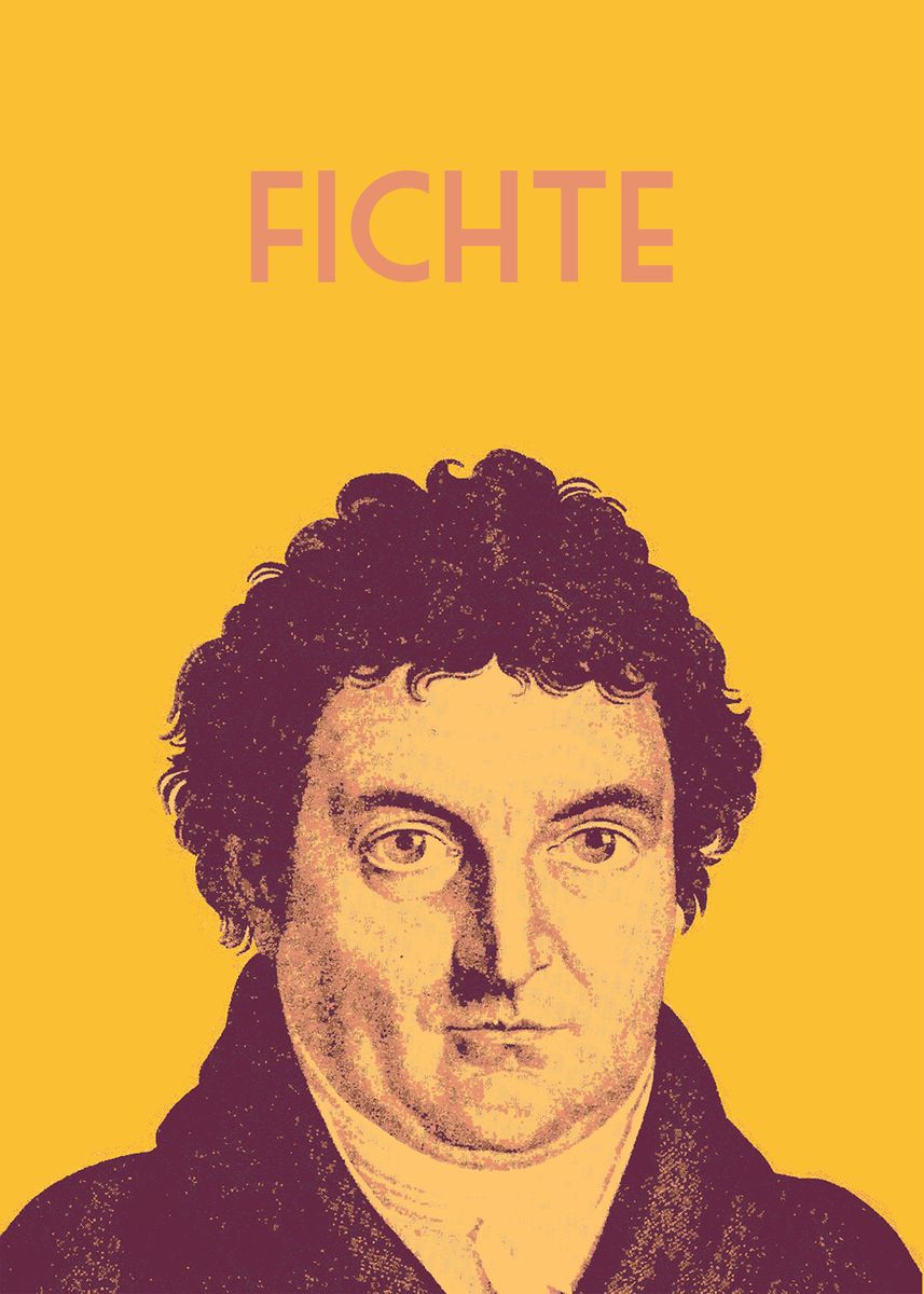 'Johann Gottlieb Fichte' Poster by Savant Designs | Displate
