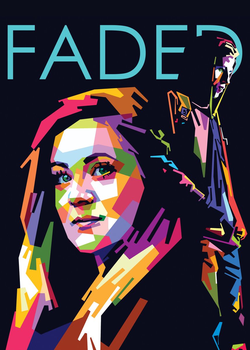 'Faded Poster' Poster, picture, metal print, paint by Ef Fadli | Displate