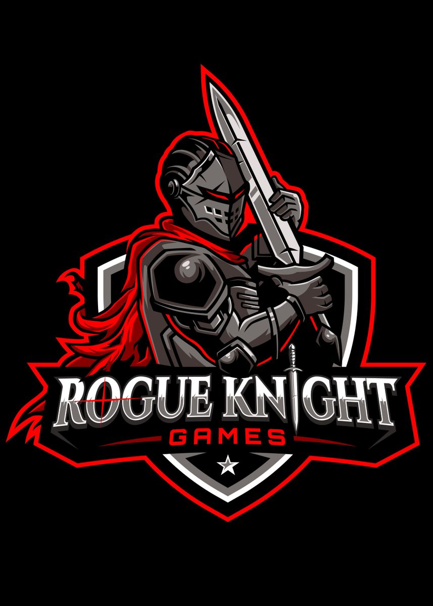 'Rogue Knight Games' Poster, picture, metal print, paint by Robert ...