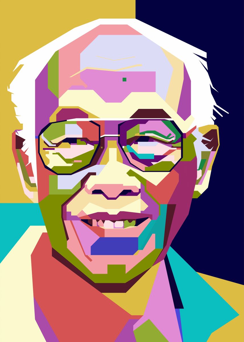 'Pramoedya Ananta Toer' Poster, picture, metal print, paint by Andri ...