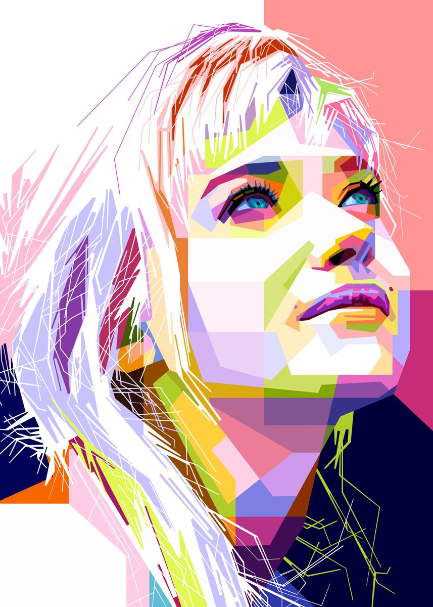 'Imogen Poots' Poster, picture, metal print, paint by Ef Fadli | Displate