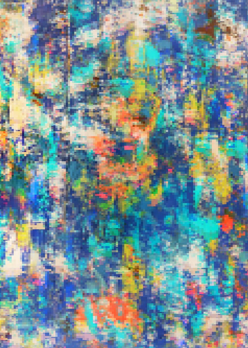 'Colored background' Poster by Larisa Siverina | Displate