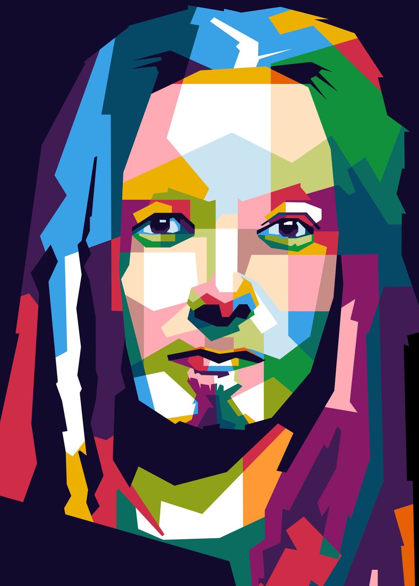 'People Pop Art Ilustration' Poster, picture, metal print, paint by ...