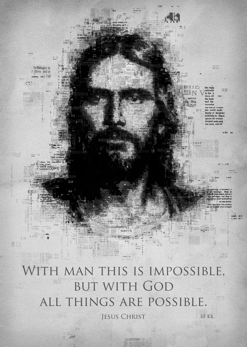 'Jesus Christ' Poster, picture, metal print, paint by Gab Fernando ...