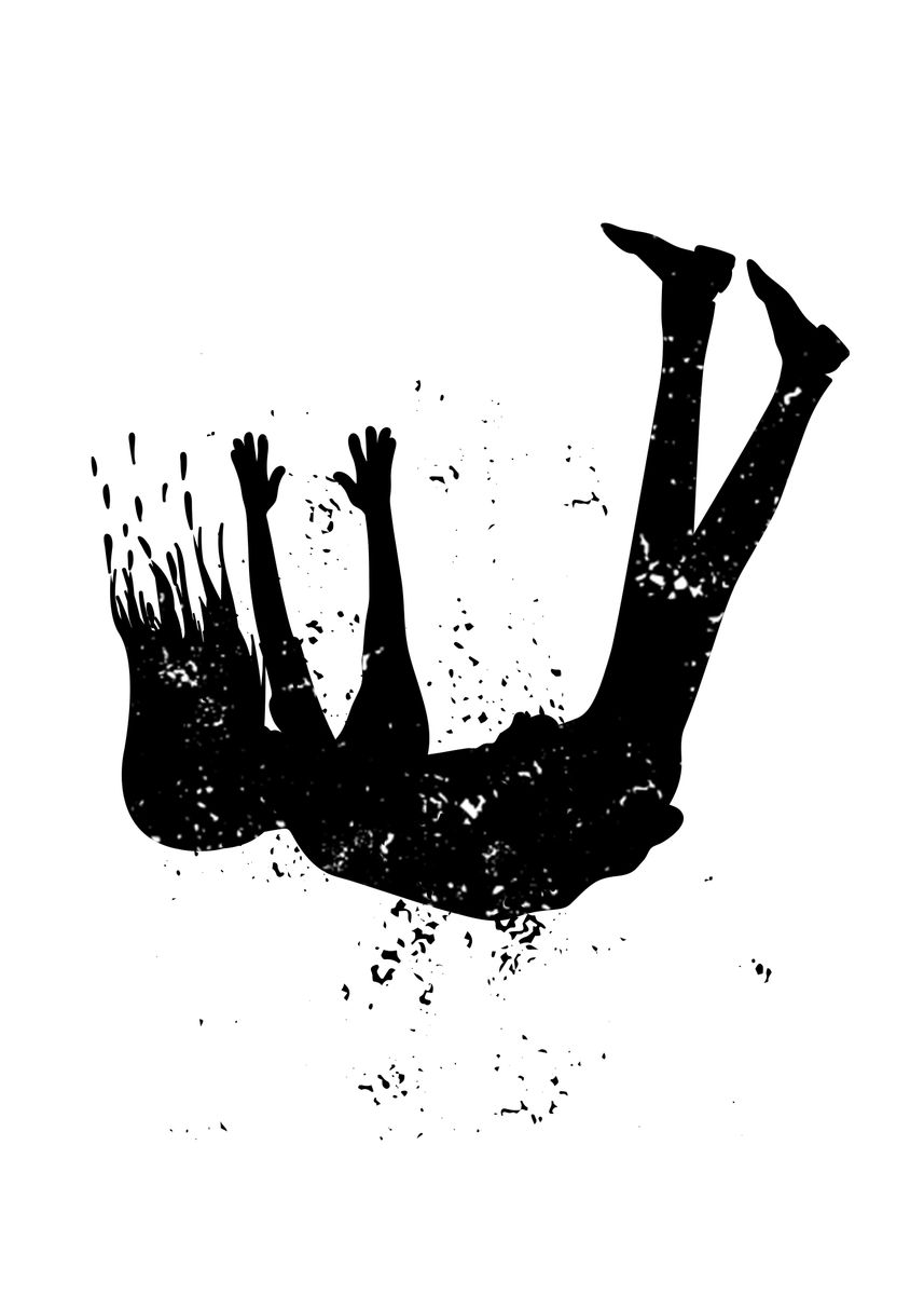 'Falling' Poster by rocket man | Displate