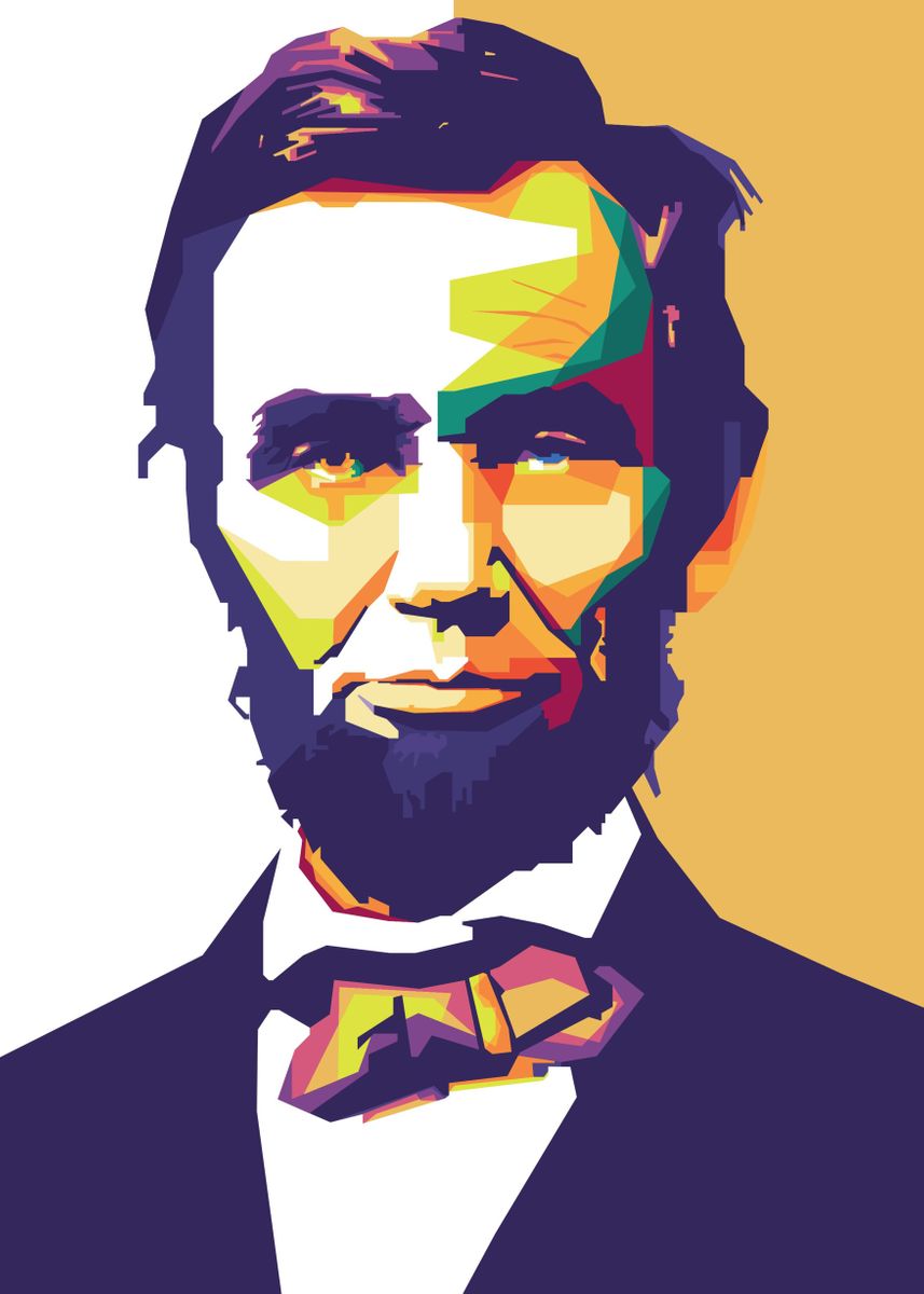 'Abraham Lincoln' Poster, picture, metal print, paint by Sherlock ...