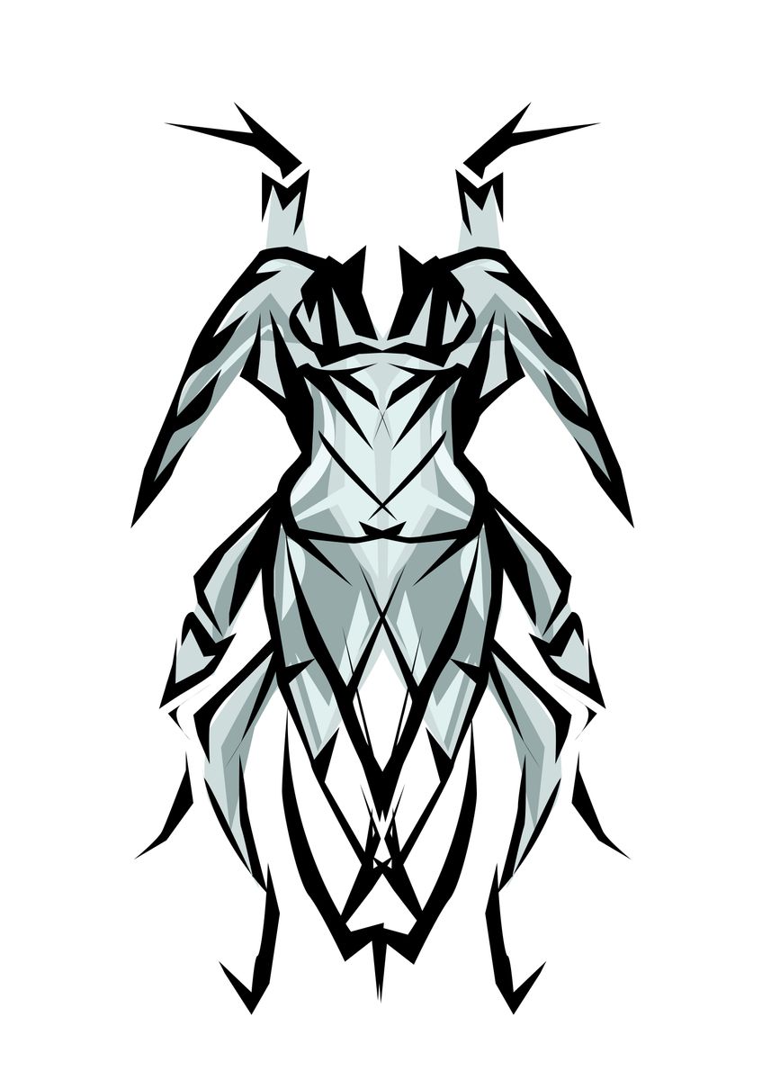 'Insect Tribal Style' Poster by Rifqi Frimma Gamantito | Displate