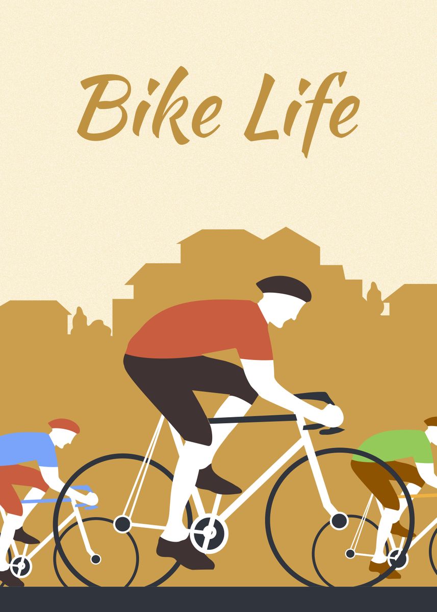 'Bike Life' Poster by zakaria azis | Displate