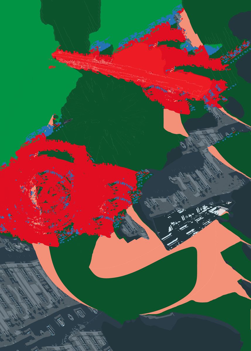 'Warsaw' Poster, picture, metal print, paint by Maria Tytz | Displate