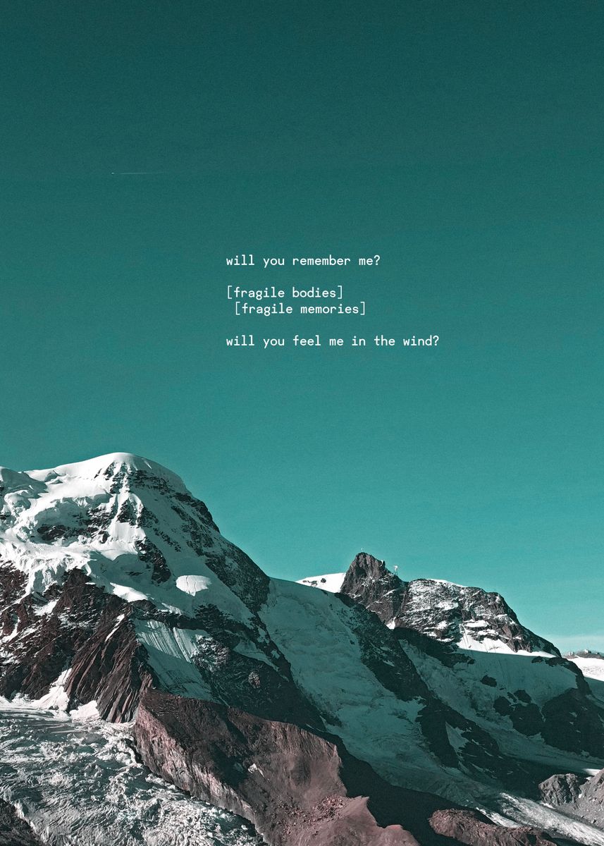 'Poems in Nature Swiss' Poster by Silvana De Paola | Displate