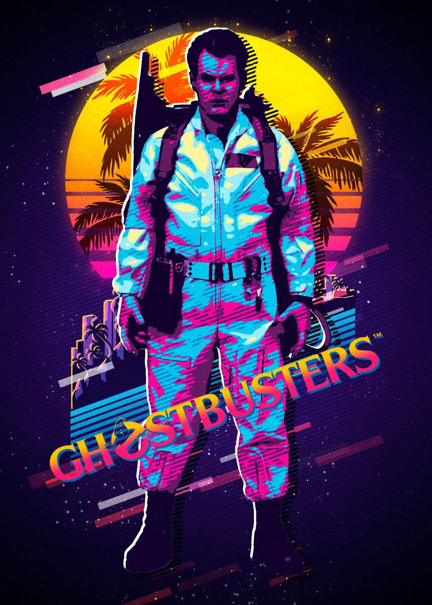'Ghostbusters Raymond Stant' Poster, picture, metal print, paint by ...