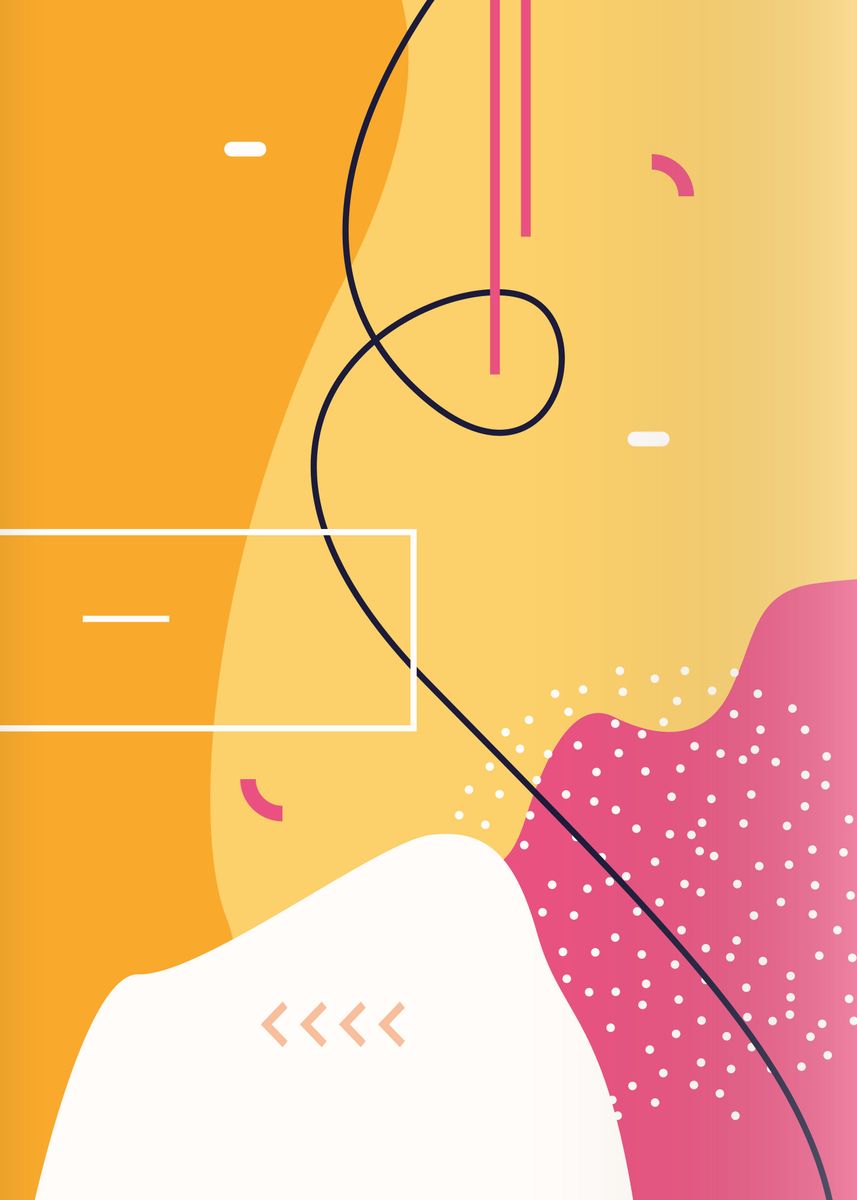 'organic shape 2' Poster by farid faizal | Displate