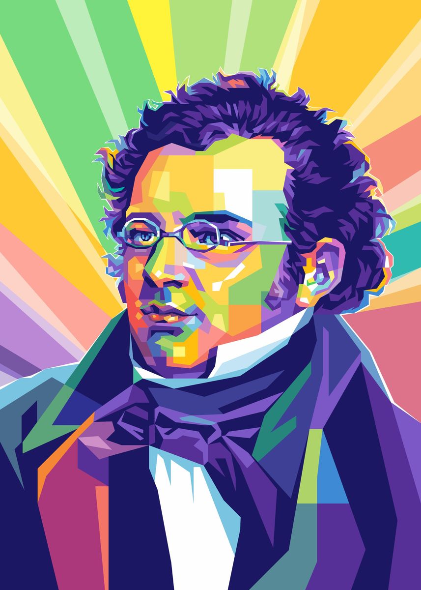 'Franz Schubert' Poster by Dayat Banggai | Displate