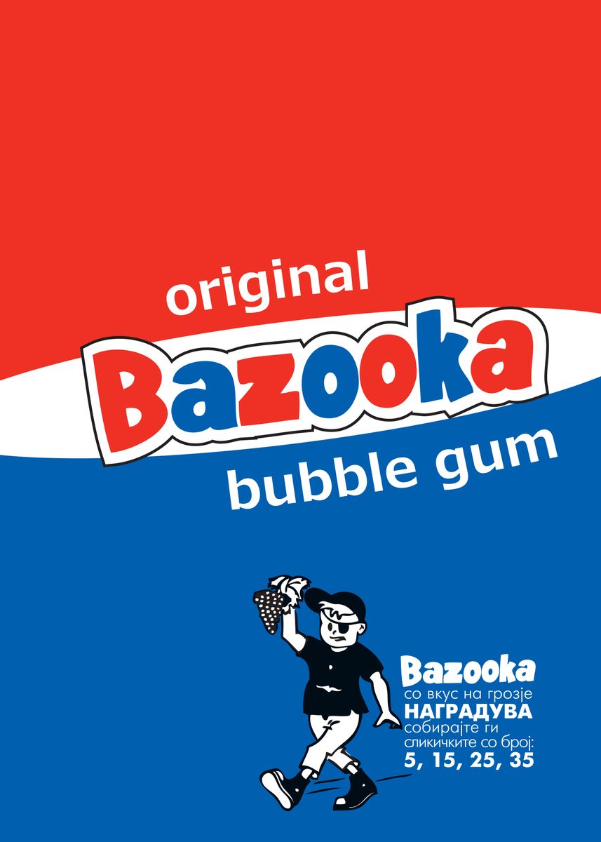 'Bazooka' Poster, picture, metal print, paint by Zoran Cardula | Displate