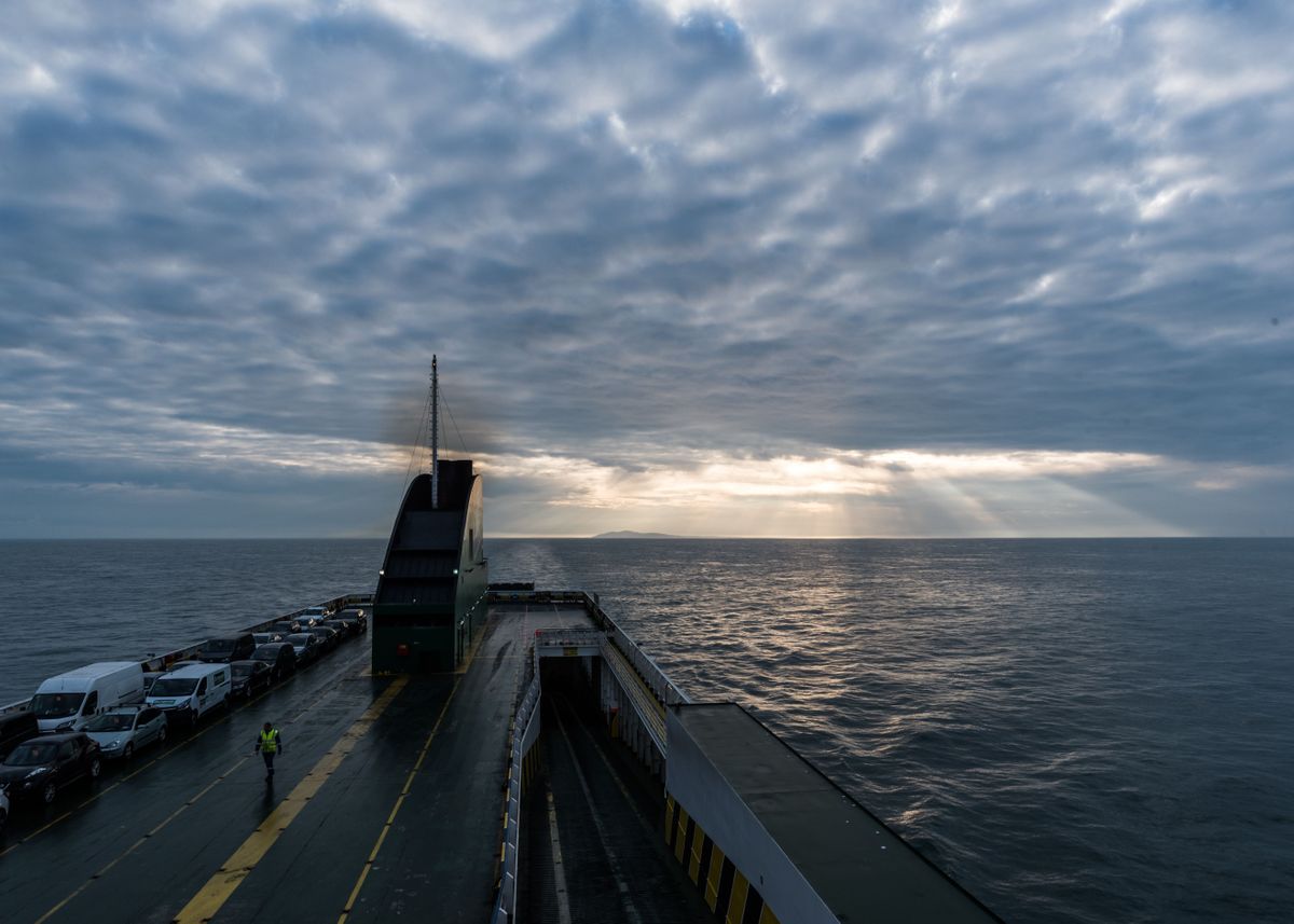 'Irish sea crossing' Poster by anthony lister | Displate