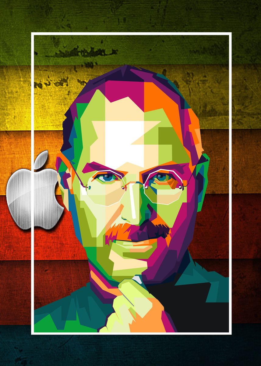 'Steve Jobs ' Poster, picture, metal print, paint by Muhammad Irsan ...