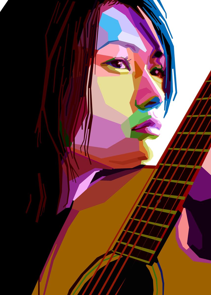 'YUI' Poster, picture, metal print, paint by Ef Fadli | Displate