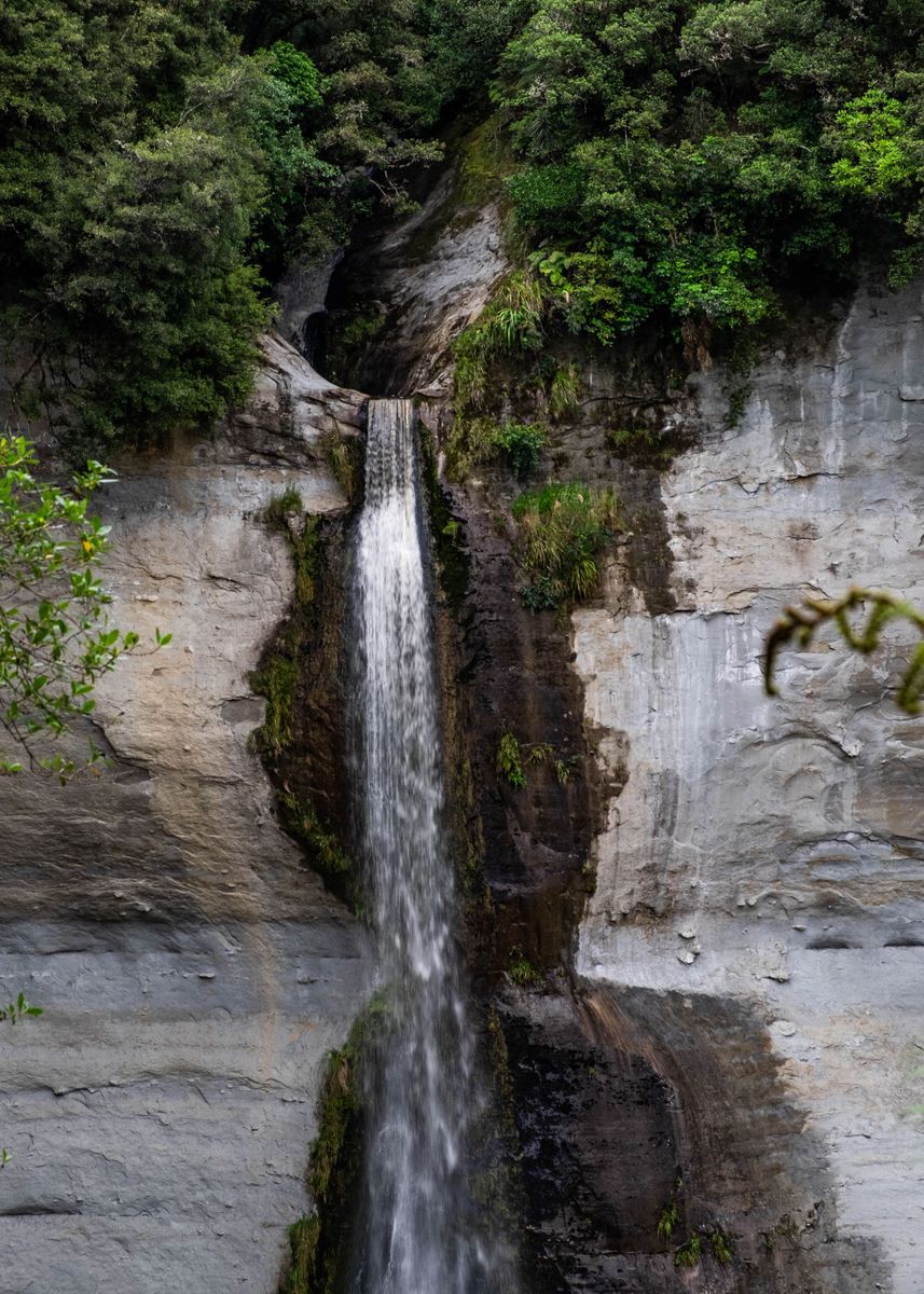 'Mt Damper Falls' Poster, picture, metal print, paint by Dan Brighurst | Displate
